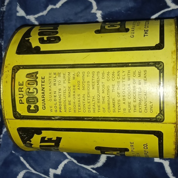 Accents | Vintage Cocoa Can | Poshmark